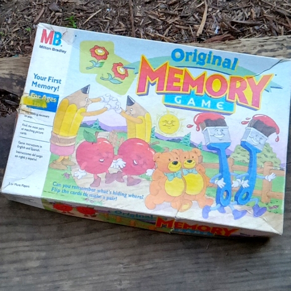 Toys | Vintage 1994 Mb Milton Bradleys Original Memory Game | Poshmark